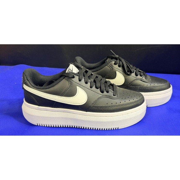 Nike | Shoes | Nike Court Vision Alta Platform Women Black White ...